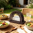 Rattan Style Napkin Holders Hand Woven Paper Napkin Stand Bohemian ...