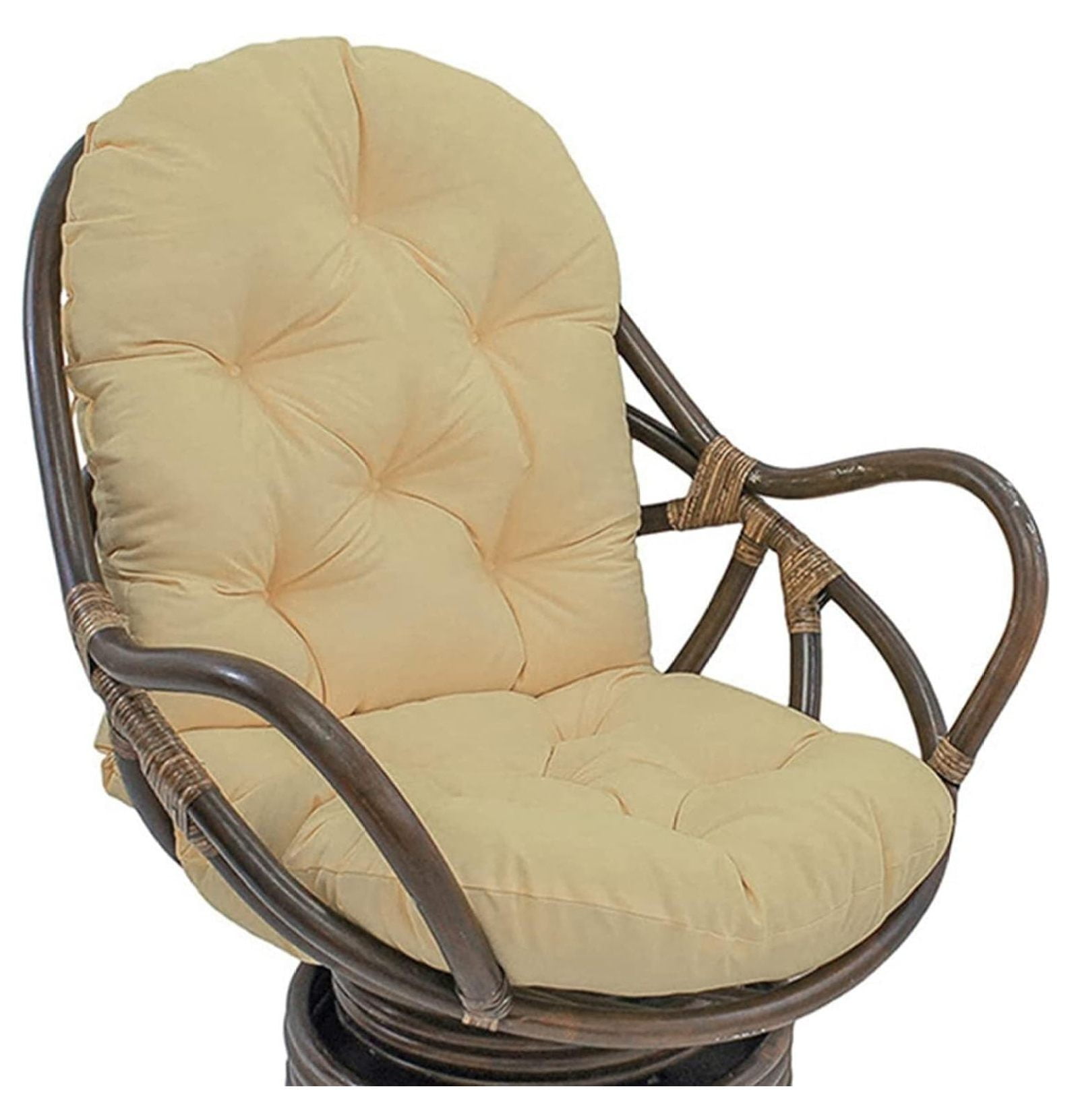 Rattan Swivel Rocker Cushion, Furnishings Swivel Rocker Chair, Outdoor ...