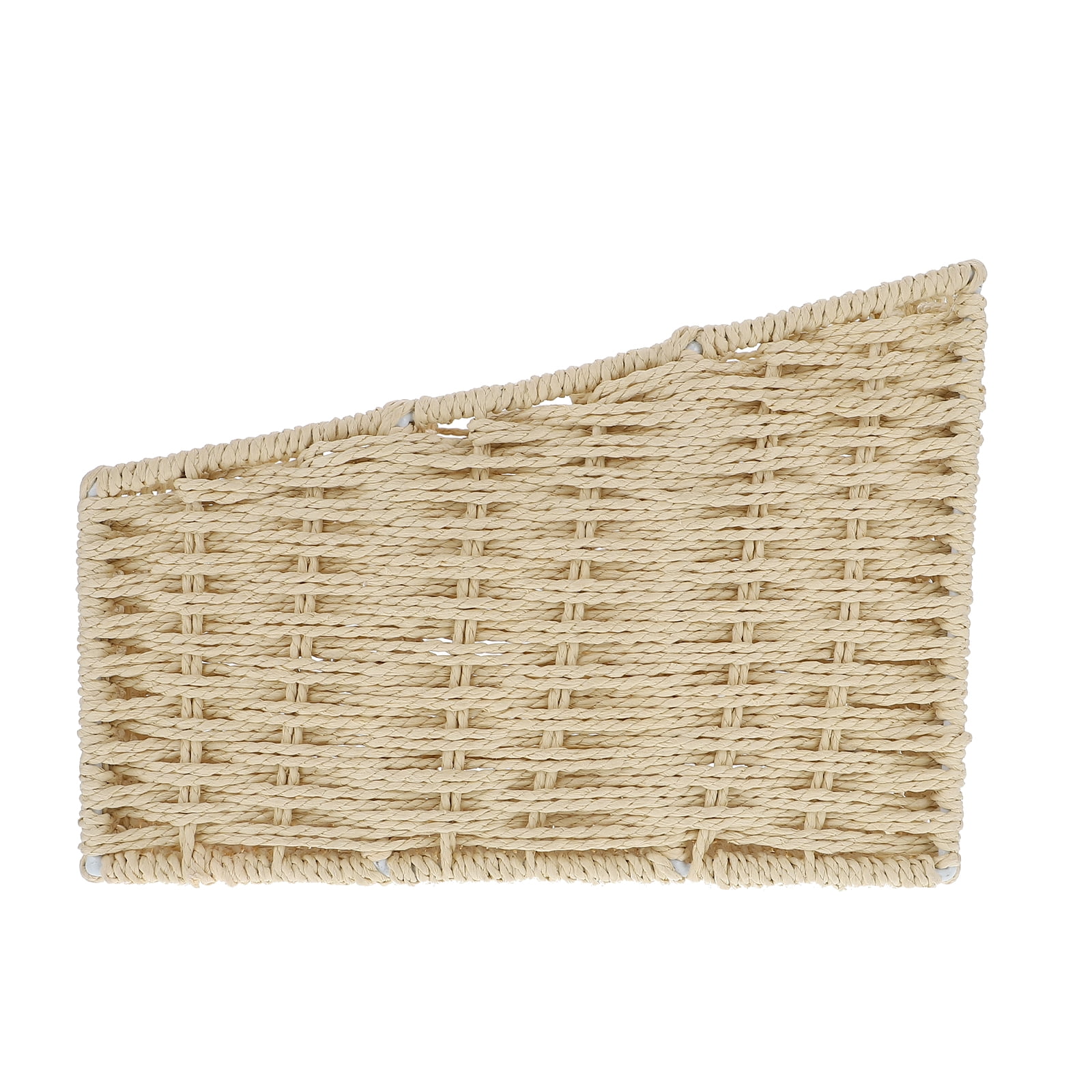 Rattan Table Organizer Compartments Box: Handweaved 3 Section Wicker ...