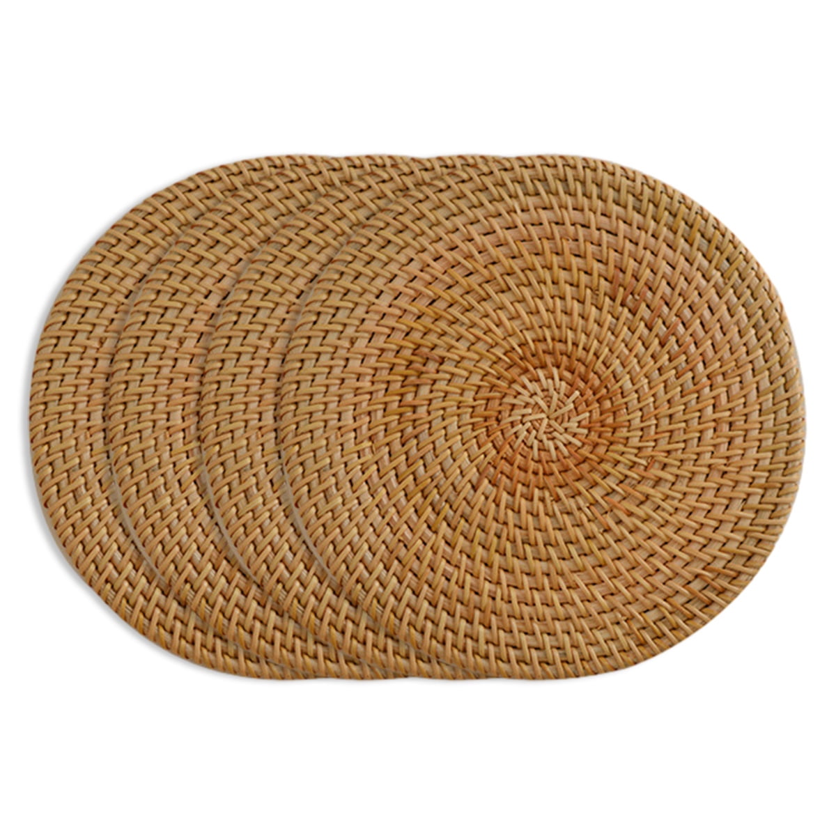 Rattan Trivets, Unique Hand Woven Natural Rattan Heat Resistant Multi ...