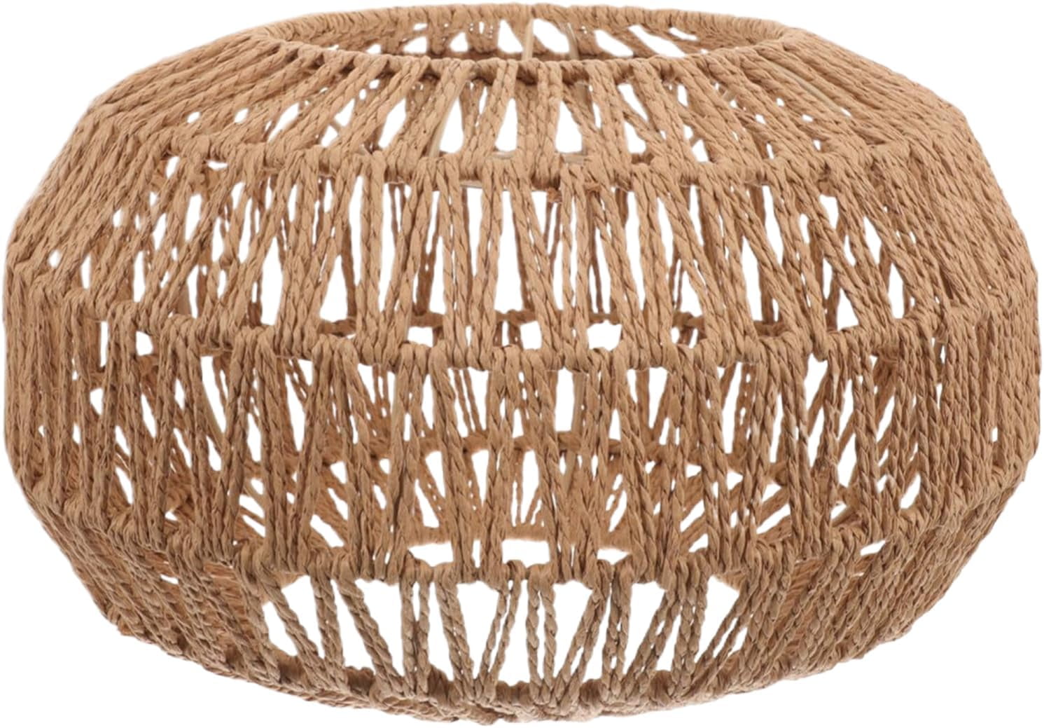 Rattan Weave Pendant Lamp Shade:Vintage Weave Chandelier Lampshade ...