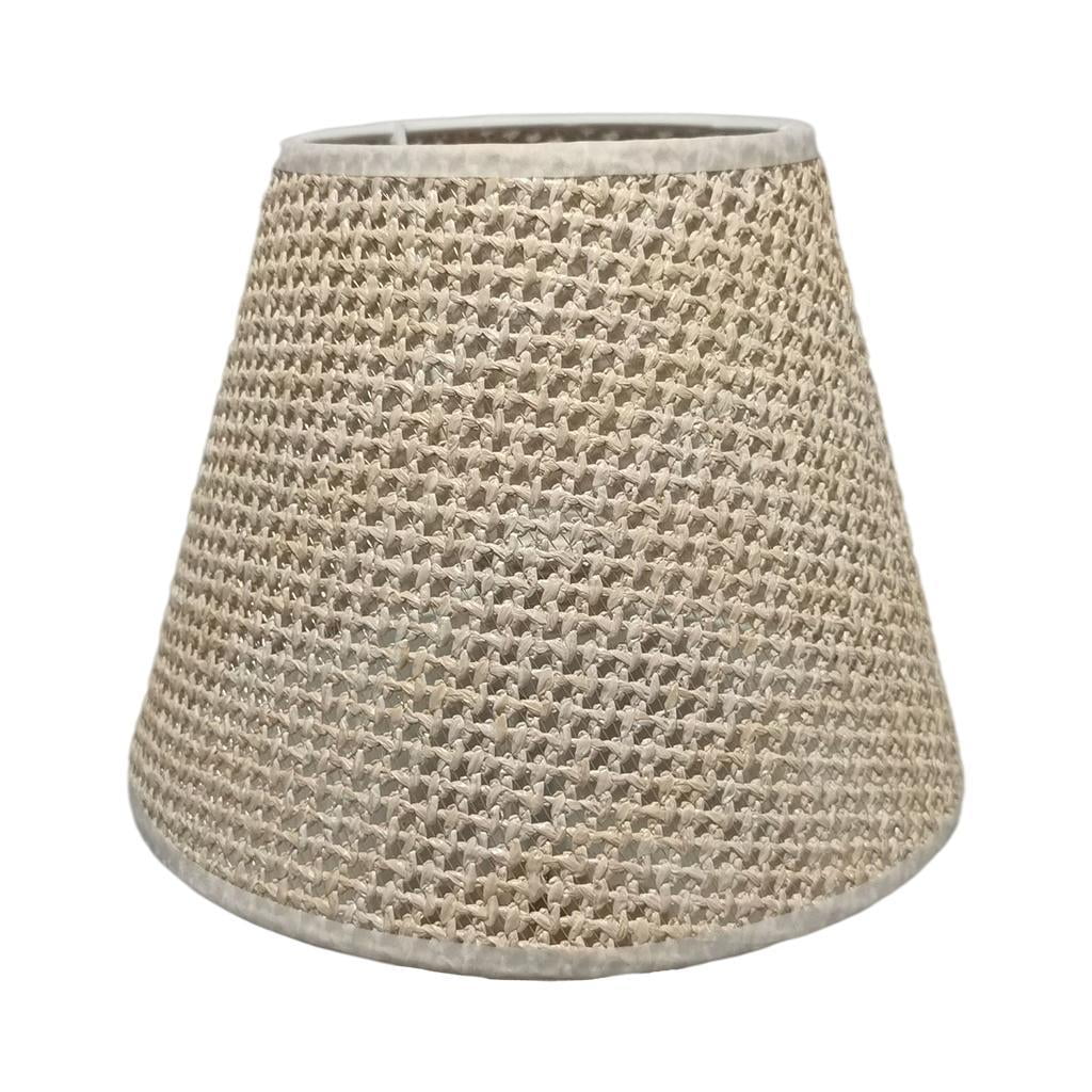 Rattan Woven Lamp Shade Weaving Clip On Hanging Light Lamp - Walmart.com