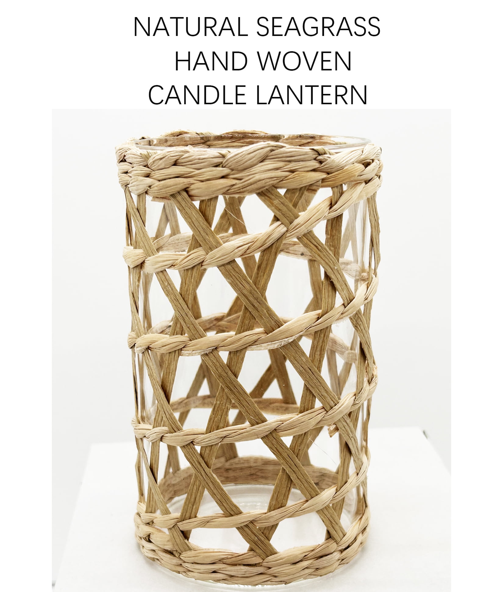 Rattan Woven Tea Light Candle Holder, Decorative Vintage Rustic Wicker ...