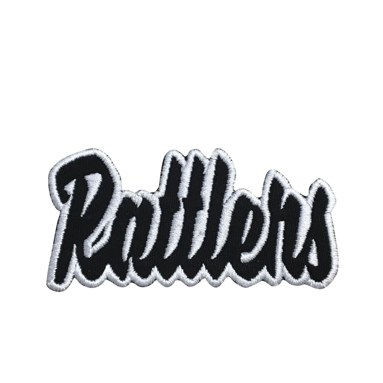 Rattlers - Black/White - Team Mascot - Words/Names - Iron on Applique/Embroidered Patch ...