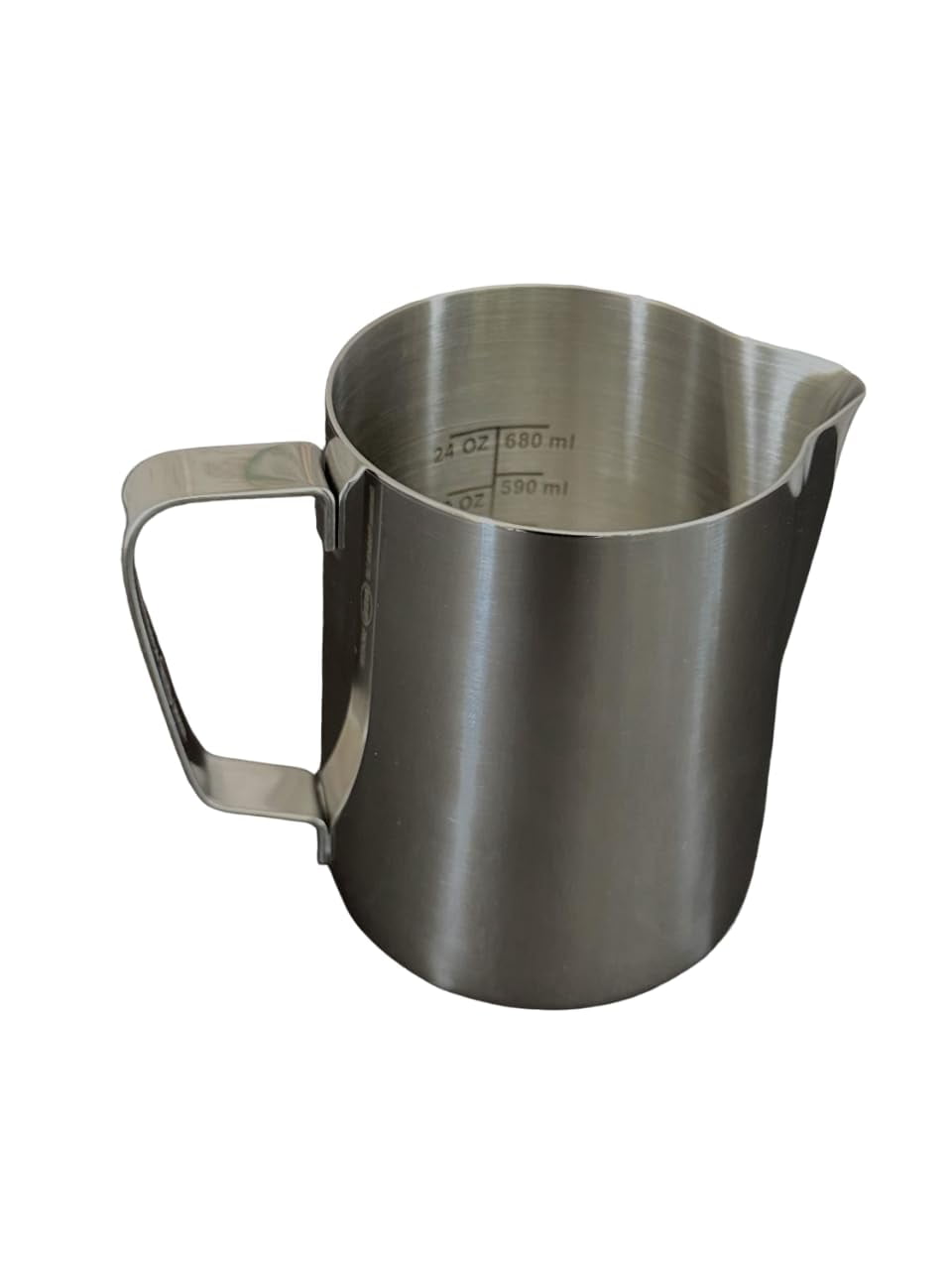 Rattleware 32 oz Stainless Steel Etched Macchiato Pitcher - Perfect for ...