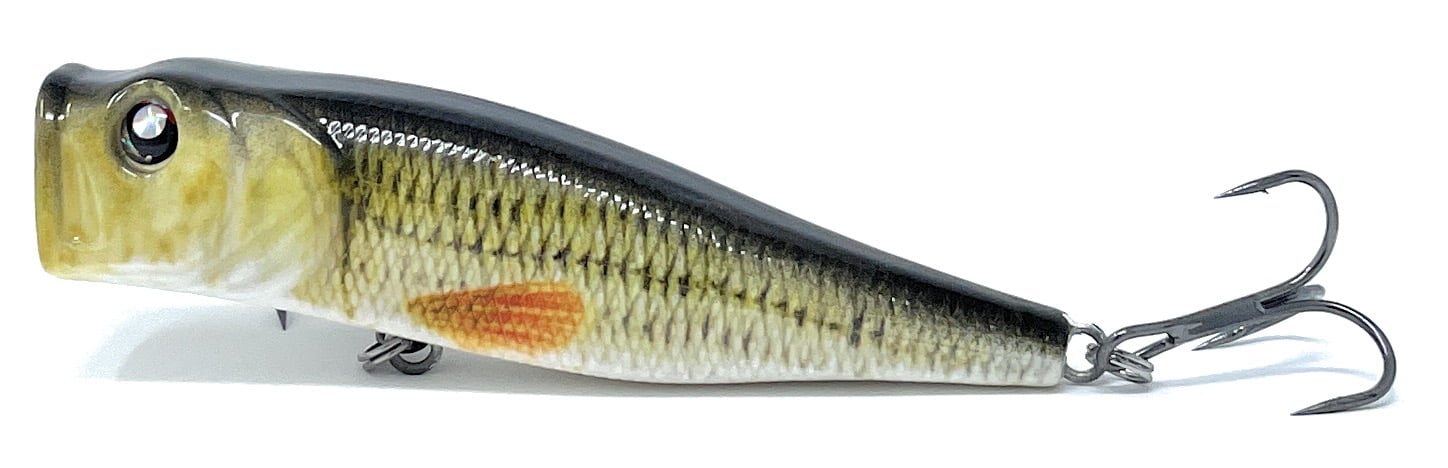 Rattlin Topwater Popper Lure from GotLured great for Bass, Bream ...