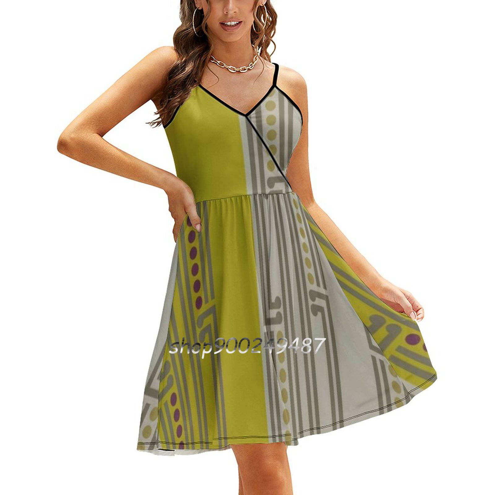 Rauponga ( Lime Pink ) Sweet Elegant Dress Women Korean Kawaii Square ...