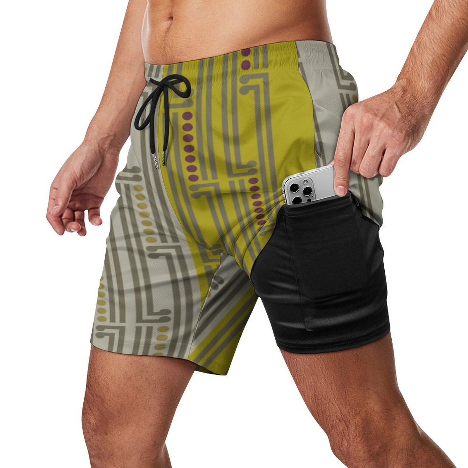 Rauponga (lime Pink) Quick Dry Swimming Shorts For Men Swimwear ...