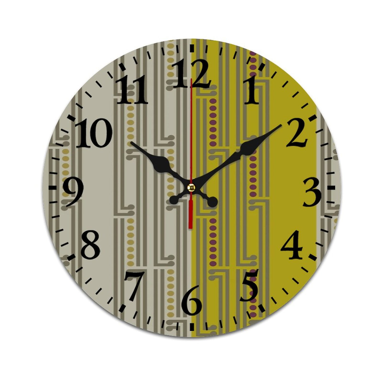 Rauponga (lime Pink) Wall Clock Modern Design Clocks Wall Hanging Home ...