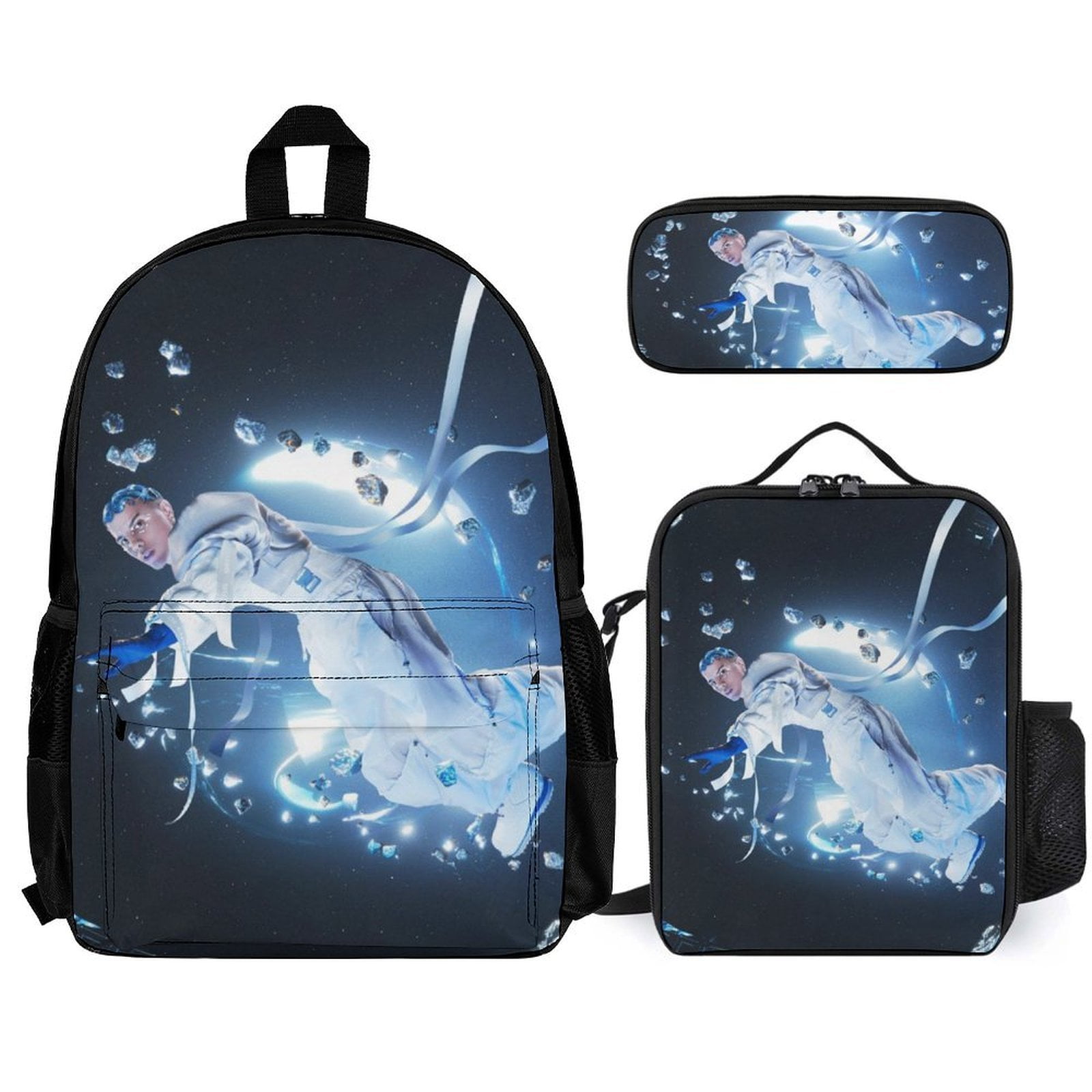 Rauw Alejandro Album Backpack With Lunch Bag Pencil Case Pen Bag ...