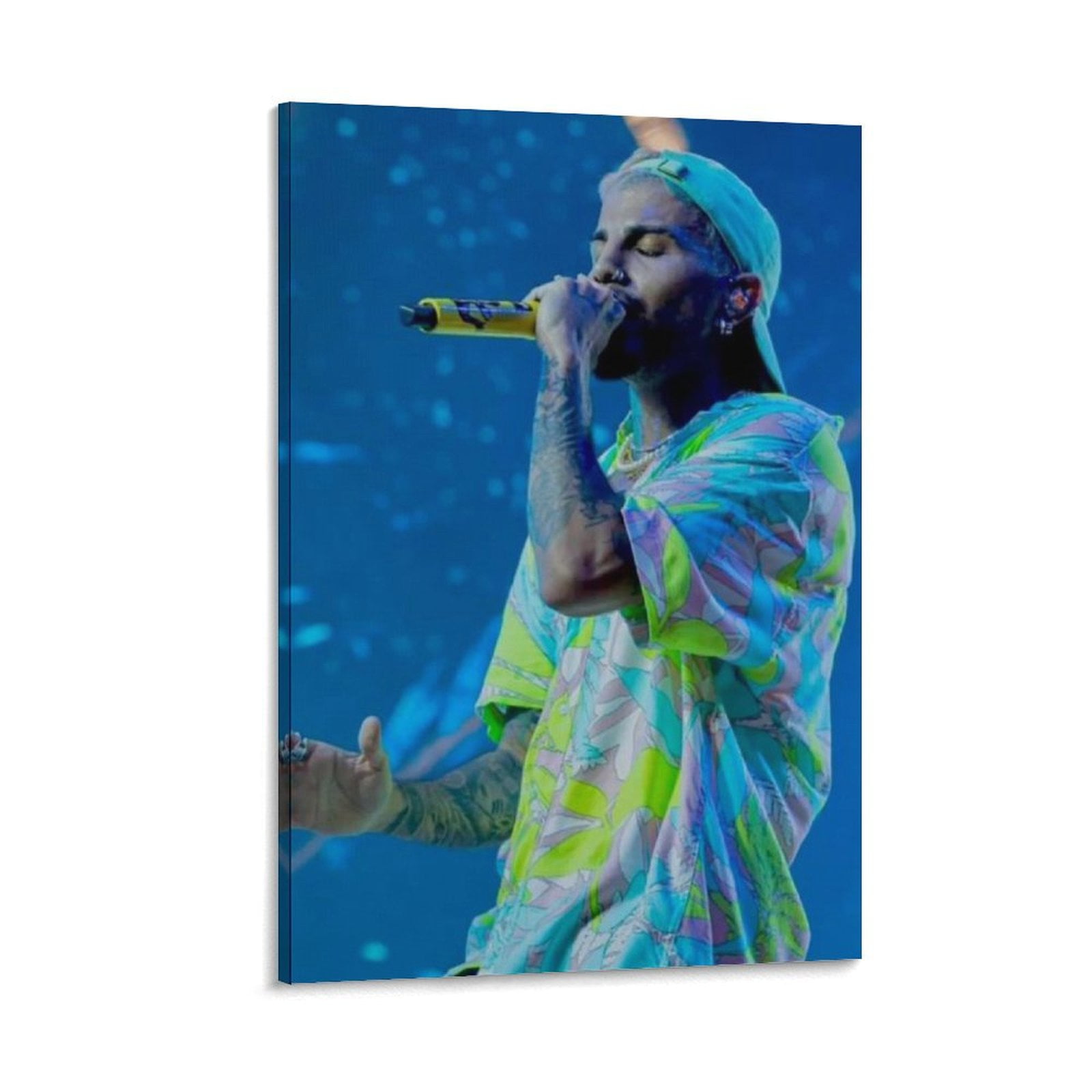 Rauw Alejandro Art Colorful Poster Wall Art Poster Scroll Canvas ...