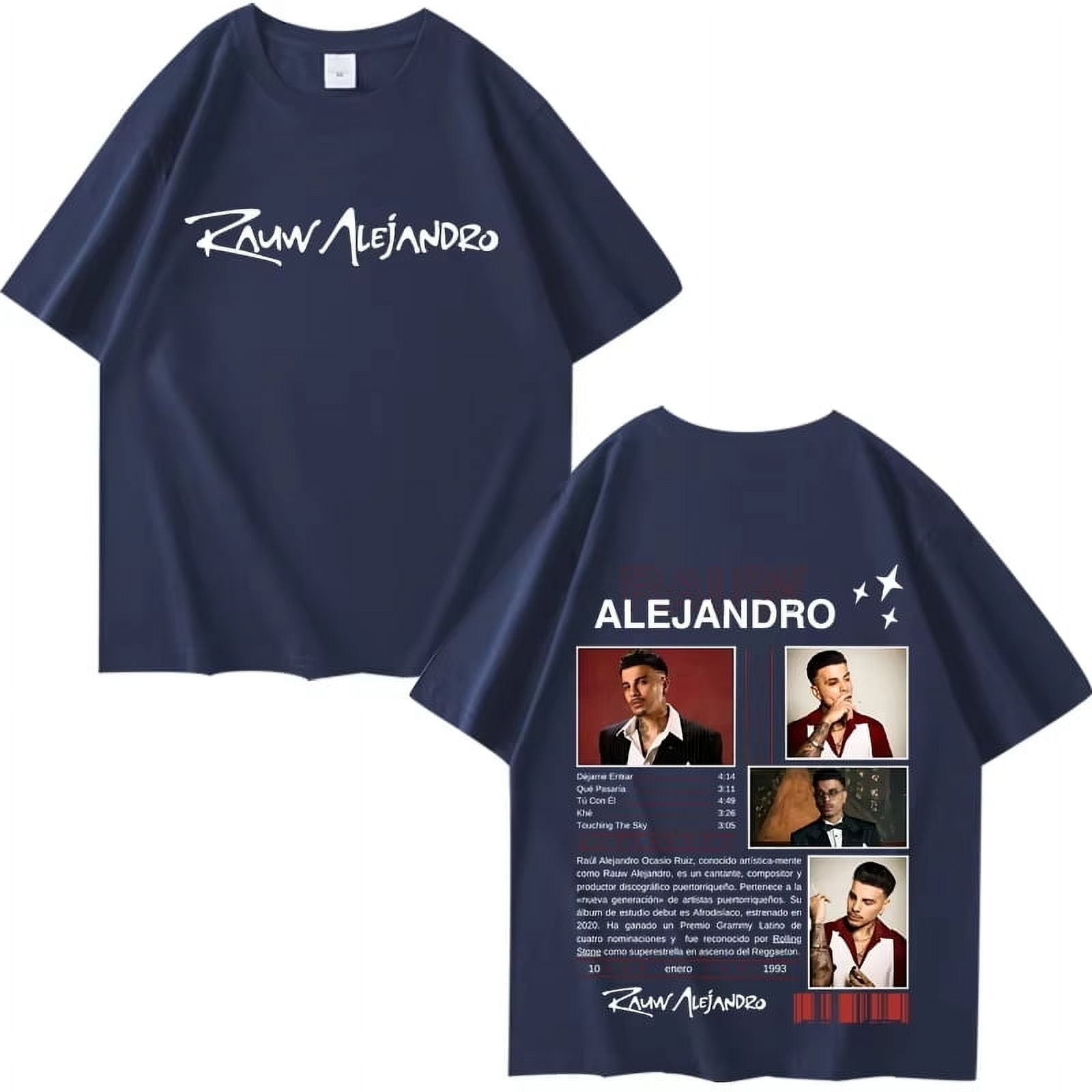 Rauw Alejandro Coca Nuestra World Tour 2025 T-Shirt Unisex Short Sleeve Round Neck Tee ...