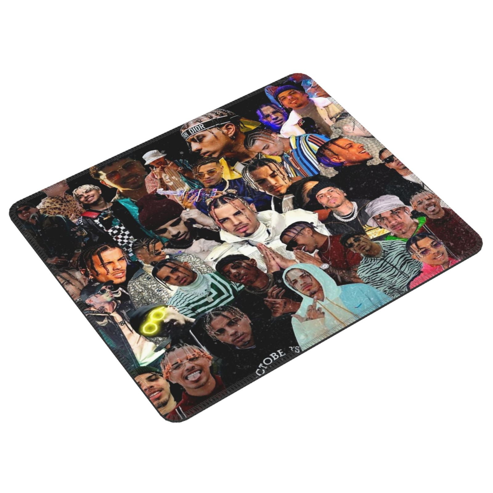 Rauw Alejandro Computer Mouse Mat with Anti-Slip Rubber Base Anti-Fray ...