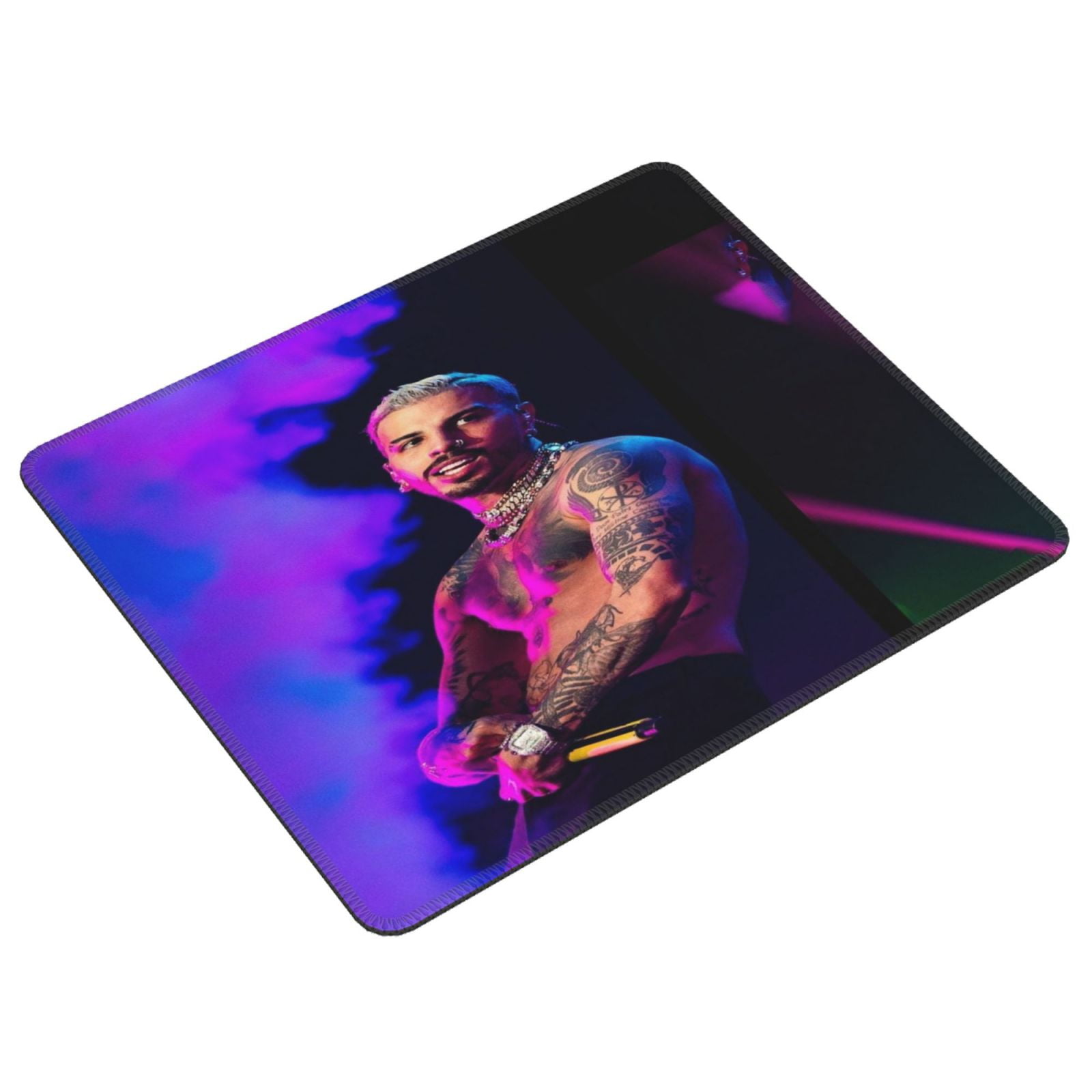 Rauw Alejandro Computer Mouse Mat with Anti-Slip Rubber Base Anti-Fray ...