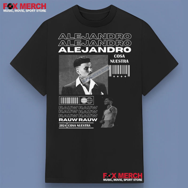 Rauw Alejandro Cosa Nuestra 2024 Music T-Shirt - Walmart.com