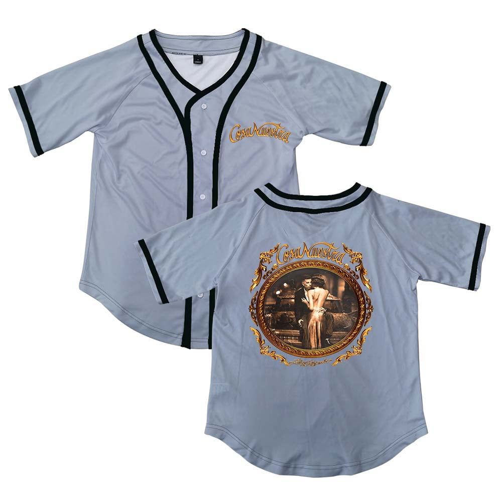 Rauw Alejandro Cosa Nuestra Album Button V-Neck Shirt Women Men Short ...