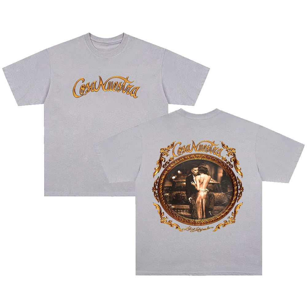 Rauw Alejandro Cosa Nuestra Album T-shirt Crewneck Short Sleeve Cotton ...