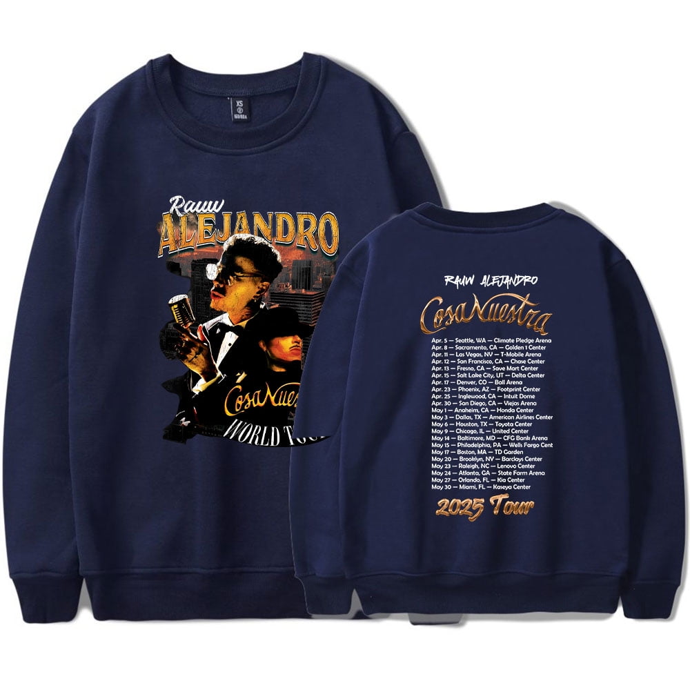 Rauw Alejandro Cosa Nuestra Concert Merch Tour Long Sleeve Crewneck ...
