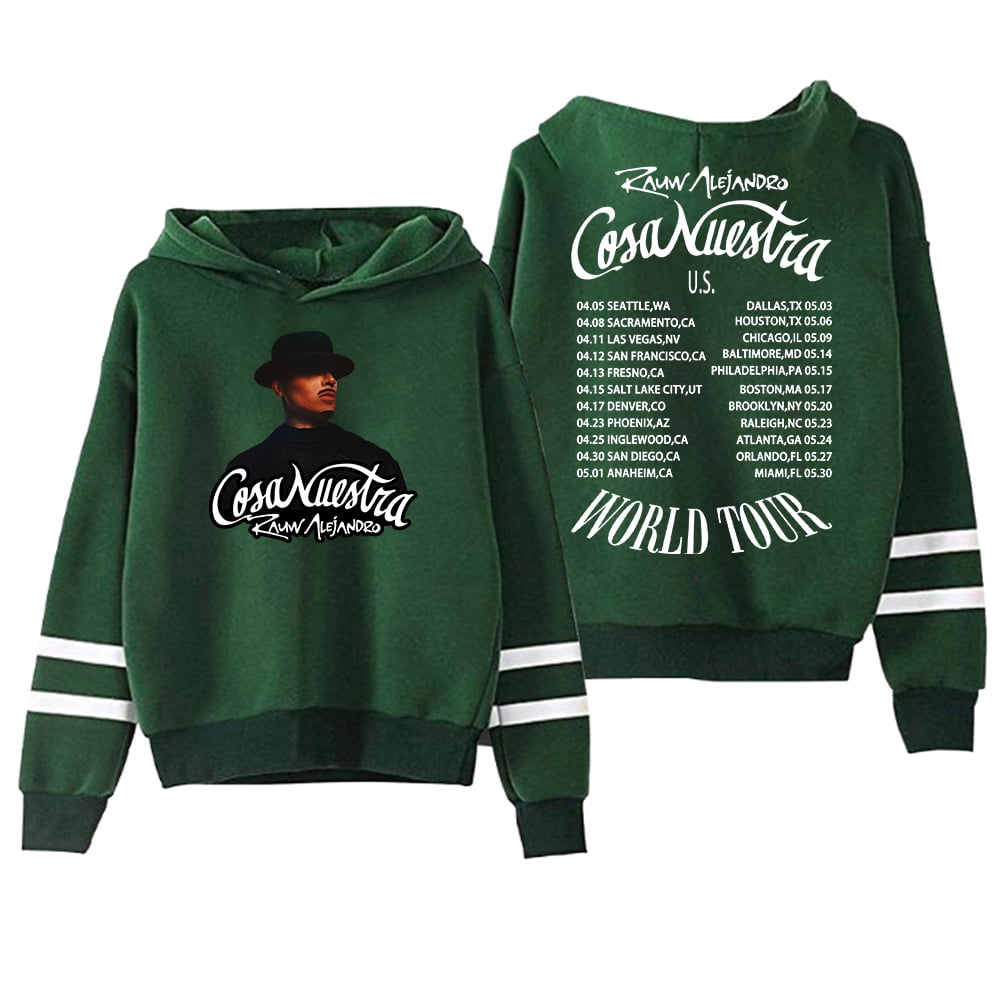 Rauw Alejandro Cosa Nuestra Tour Hoodie Pocketless Paralle Bars Sleeve ...