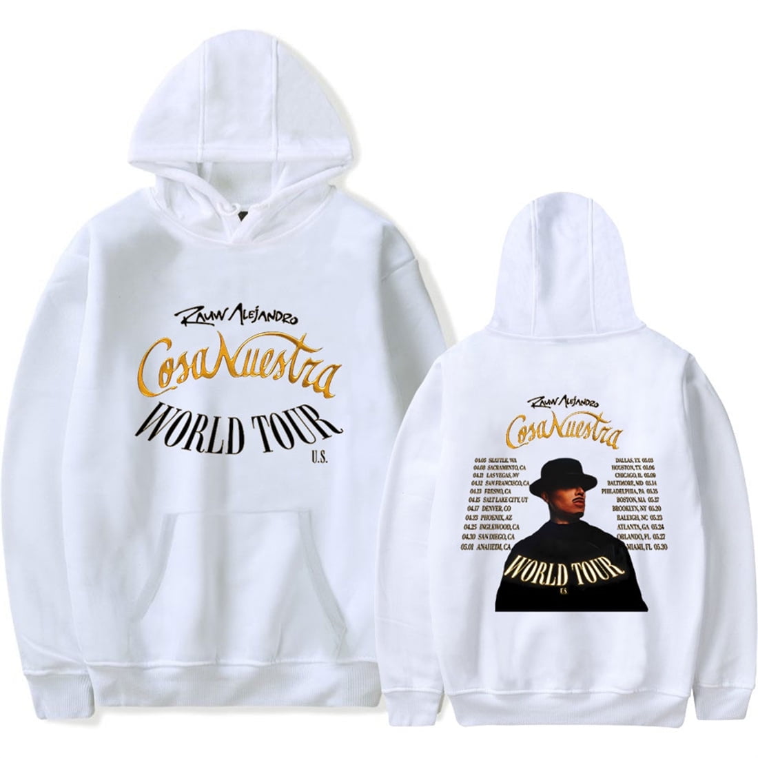 Rauw Alejandro Cosa Nuestra World Tour 2025 Hoodies Women Men Long ...