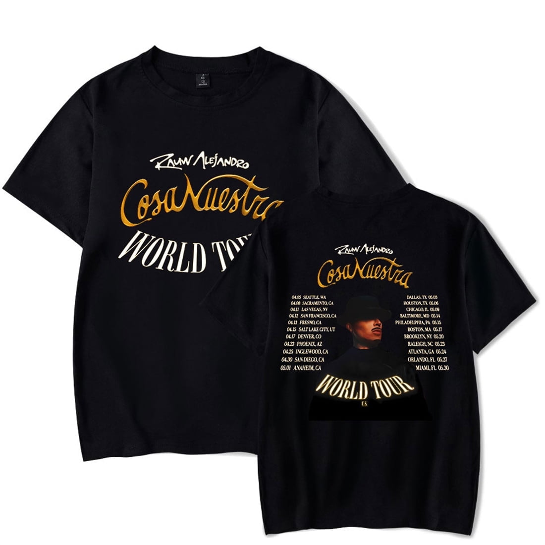 Rauw Alejandro Cosa Nuestra World Tour 2025 T-shirt Women Men Summer ...