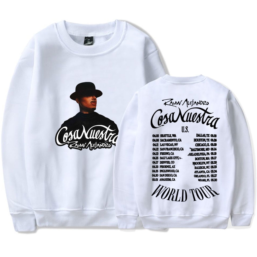 Rauw Alejandro Cosa Nuestra World Tour Merch Crewneck Sweatshirts ...