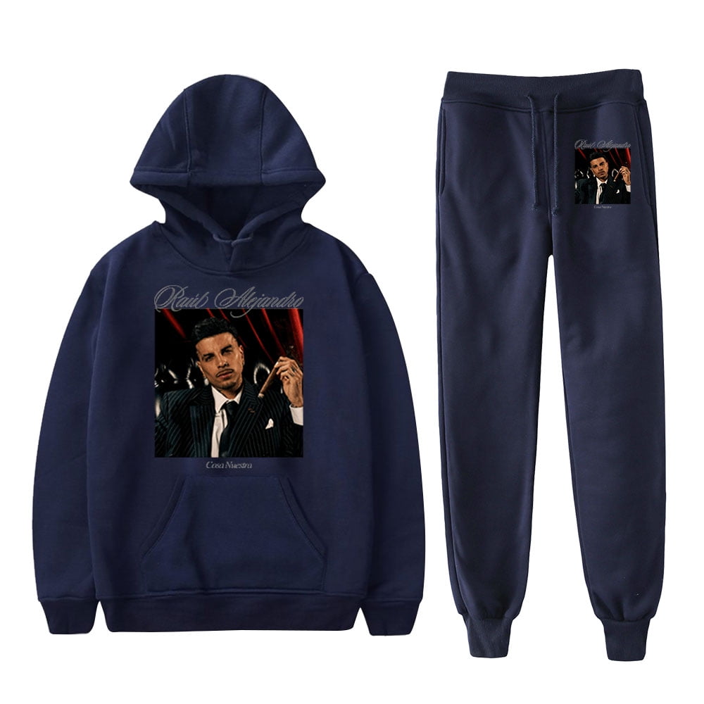 Rauw Alejandro Gentlemans Club Merch Hoodie and SWEATPANTS set pop ...