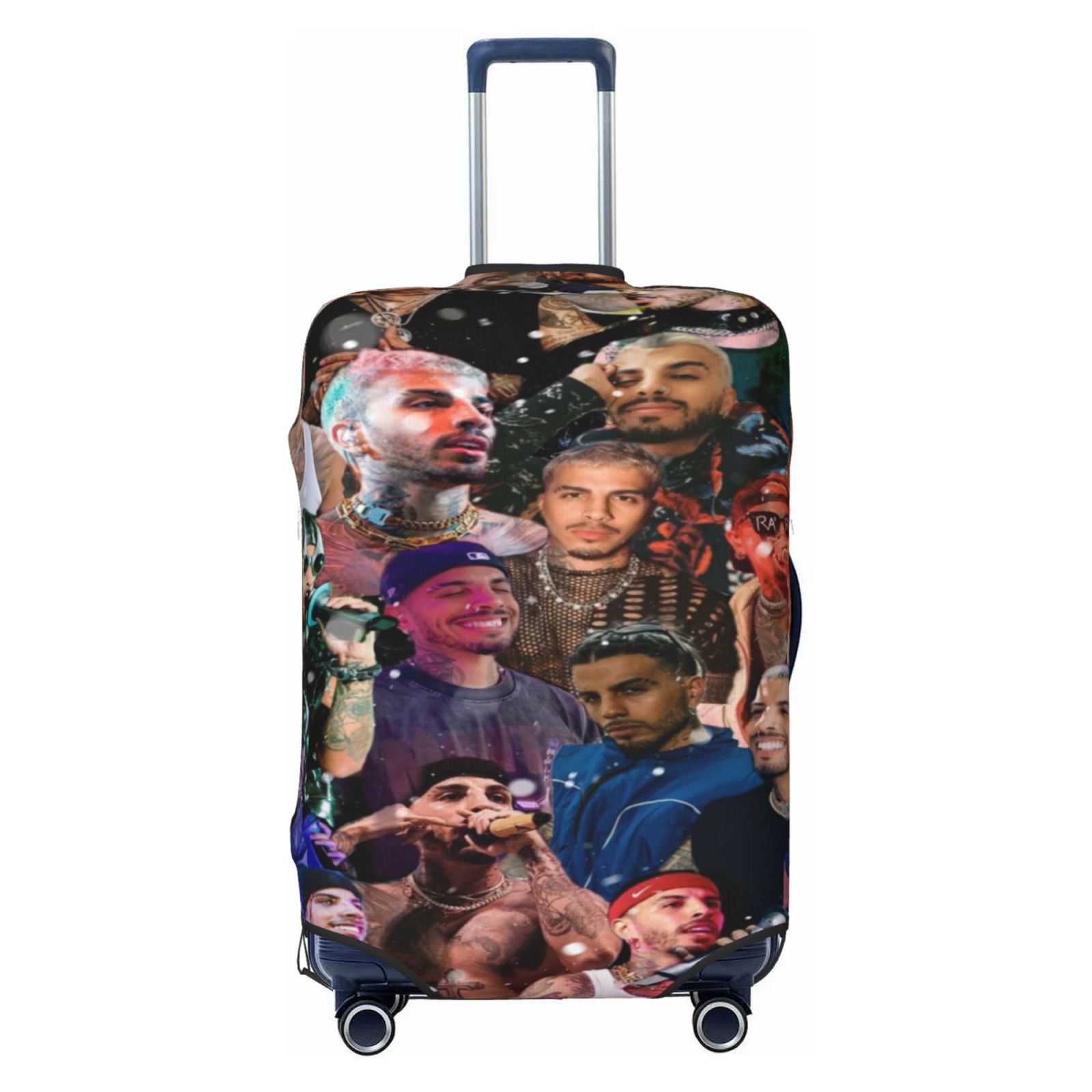 Rauw Alejandro Luggage Cover Cartoon Suitcase Covers Elastic Dustproof ...