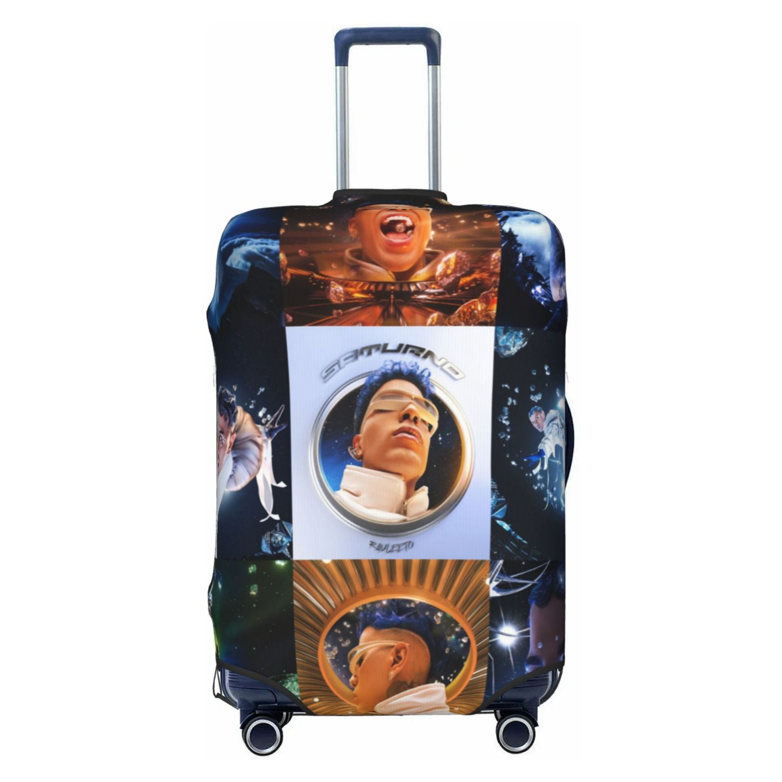 Rauw Alejandro Luggage Cover Cartoon Suitcase Covers Elastic Dustproof ...