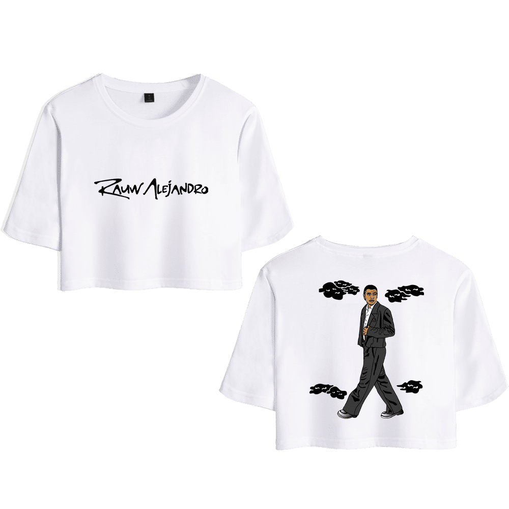 Rauw Alejandro Merch Cloud Crop Top T-shirt Shorts Suits Girls Women ...