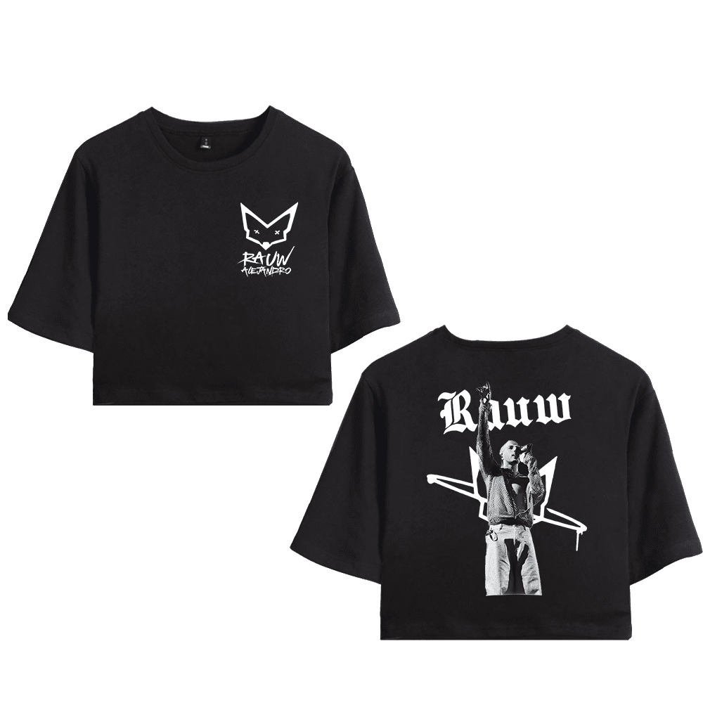 Rauw Alejandro Merch Crop Top T-shirt Shorts Suits Girls Women Rapper ...
