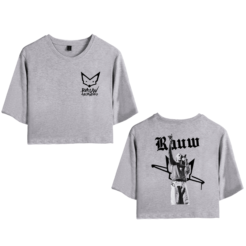 Rauw Alejandro Merch Crop Top T-shirt Shorts Suits Girls Women Rapper ...