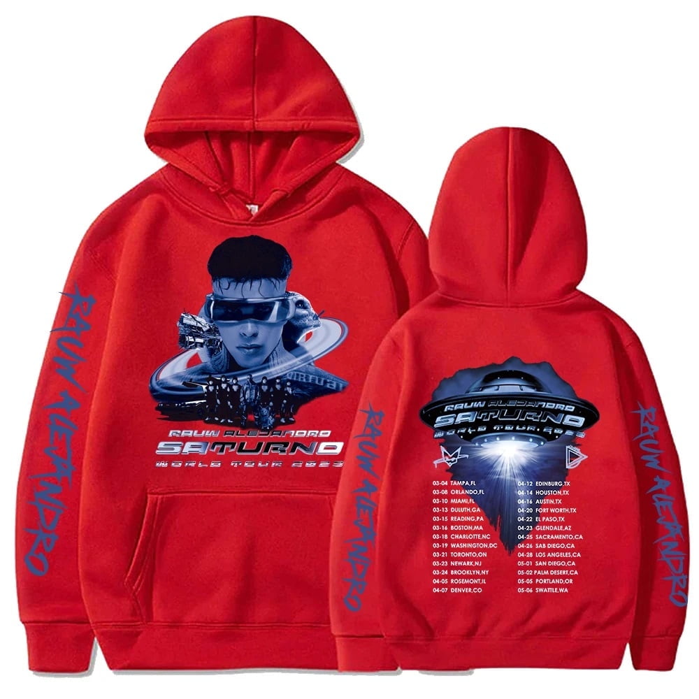 Rauw Alejandro Merch Hoodies Rauw Alejandro World Tour Fashion Men's ...
