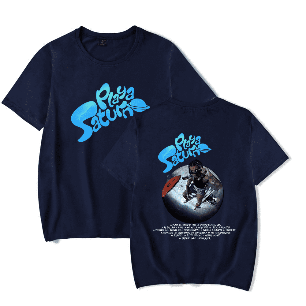 Rauw Alejandro Merch Playa Saturno T-shirt Hip Hop Rap Singer Men's and ...