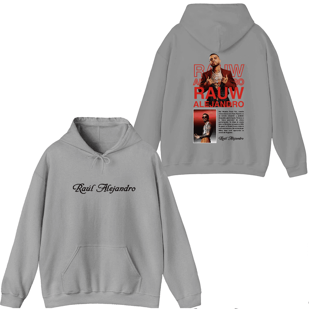 Rauw Alejandro Merch Rapper Hiphop Style Hoodie Men Women Long Sleeve ...