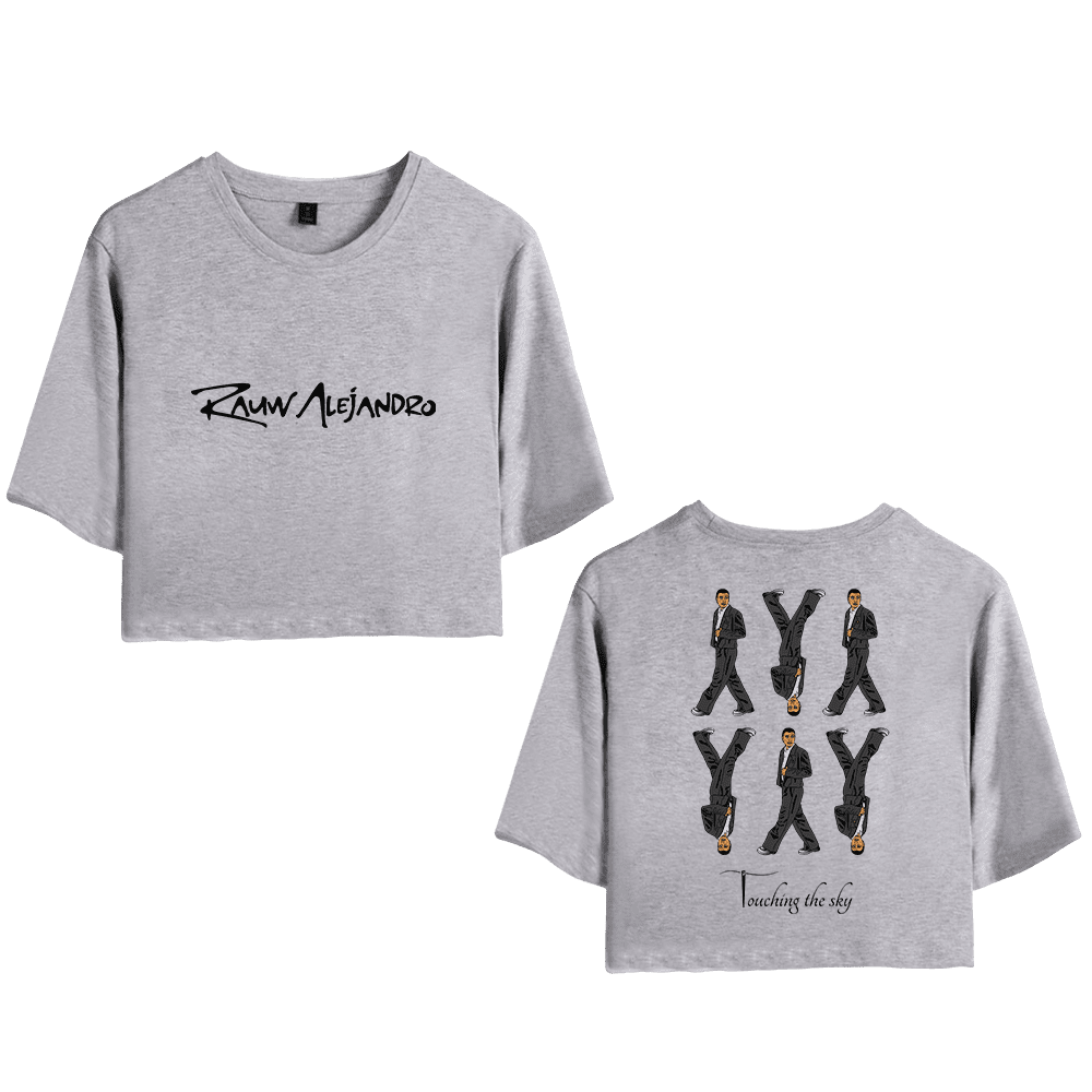 Rauw Alejandro Merch Touching The Sky Crop Top T-shirt Suits Girls ...