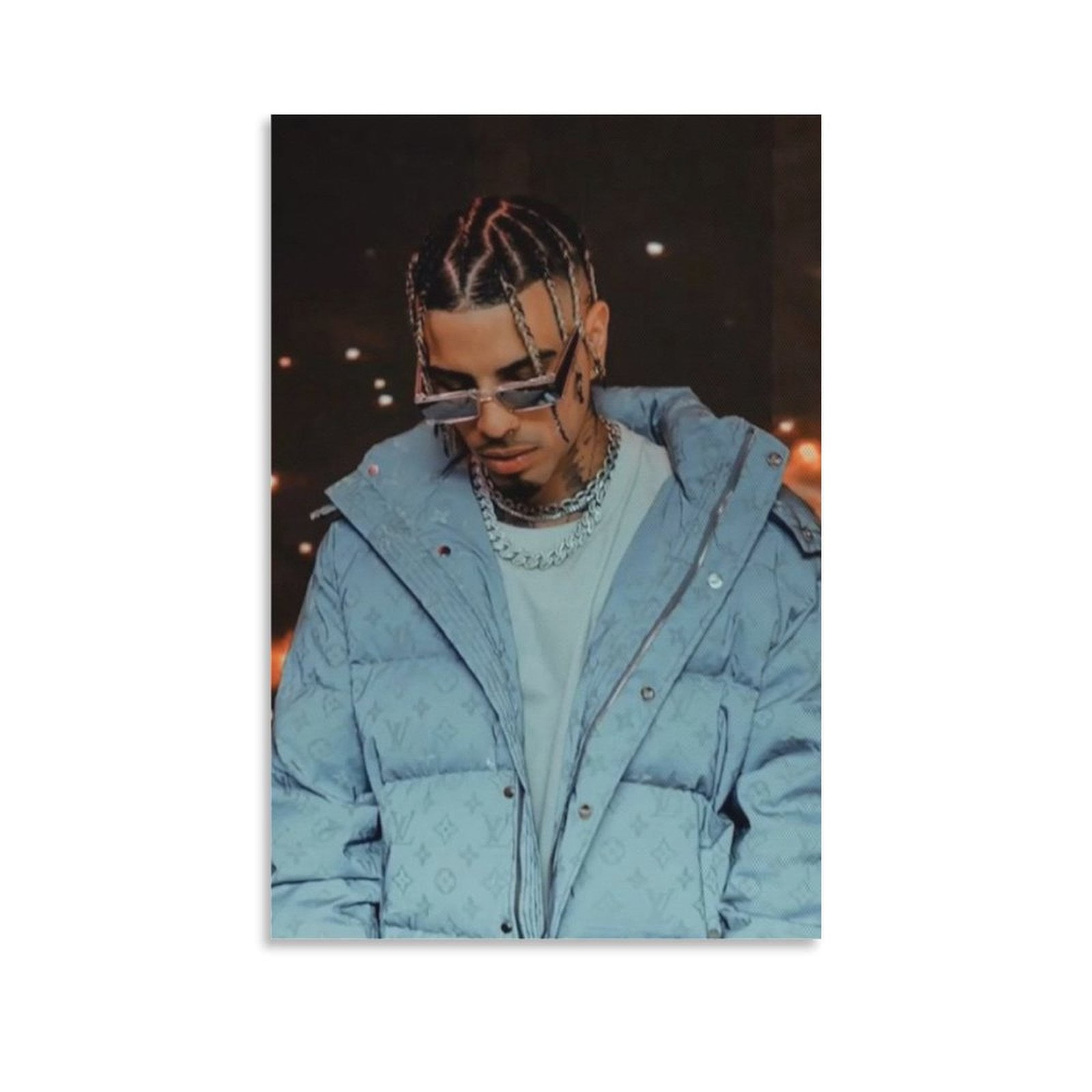 Rauw Alejandro Performance Art Art Rapper Mural Poster Picture Print ...