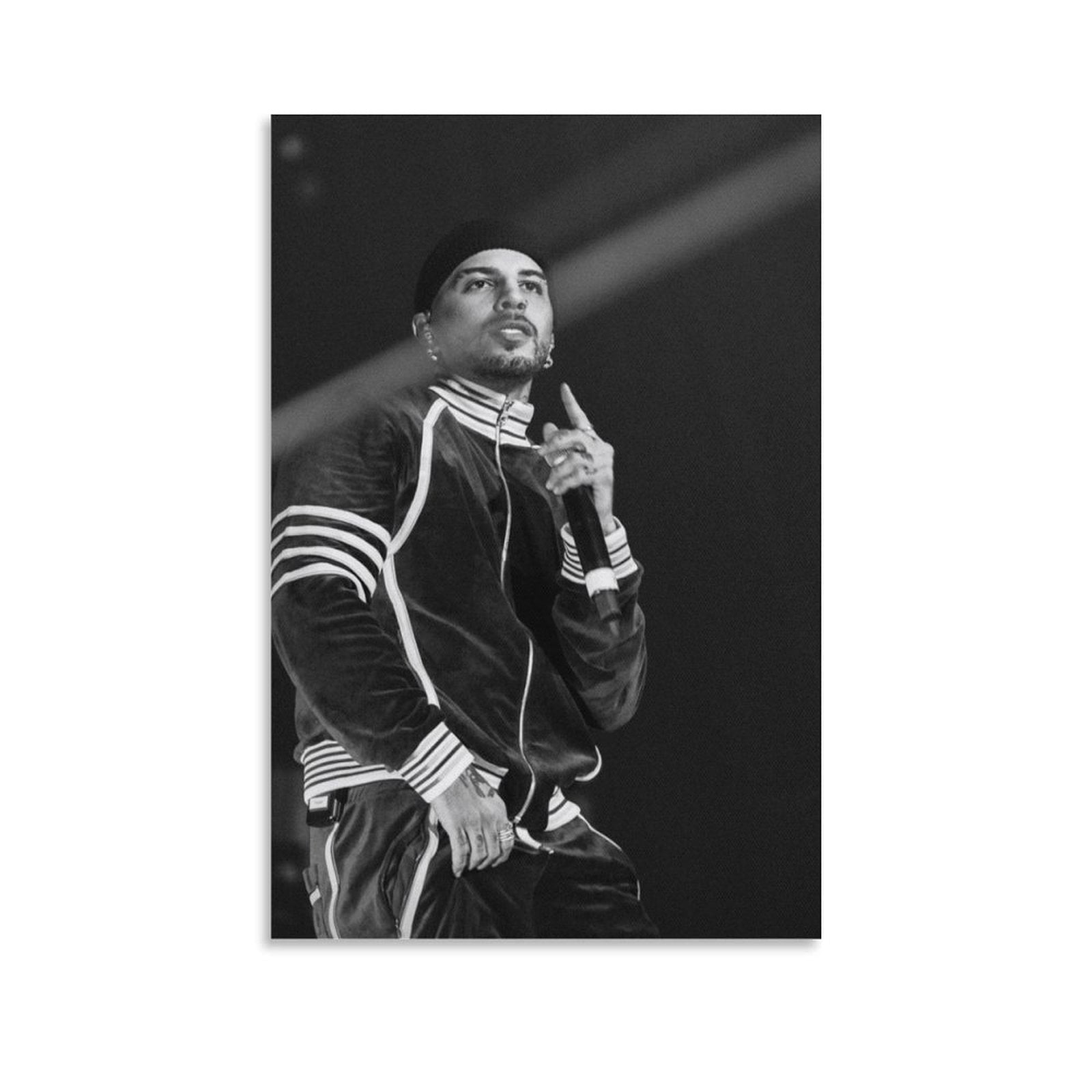 Rauw Alejandro Rapper Art Mural Poster Painting On Canvas Wall Art ...