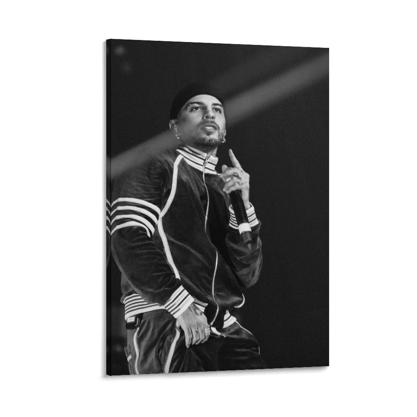 Rauw Alejandro Rapper Art Mural Poster Posters Wall Art Painting Canvas ...