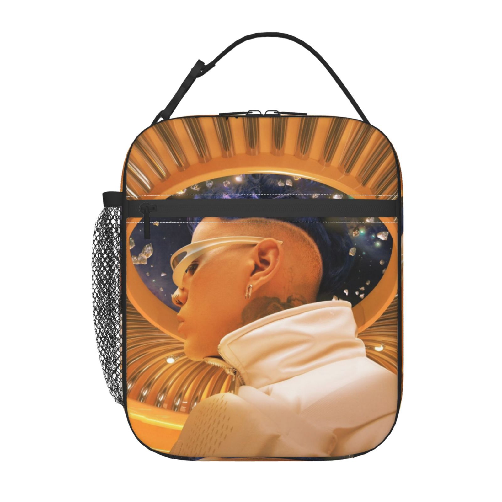 Rauw Alejandro Saturno Lunch Bag Portable Insulated Tote Bento Bag ...