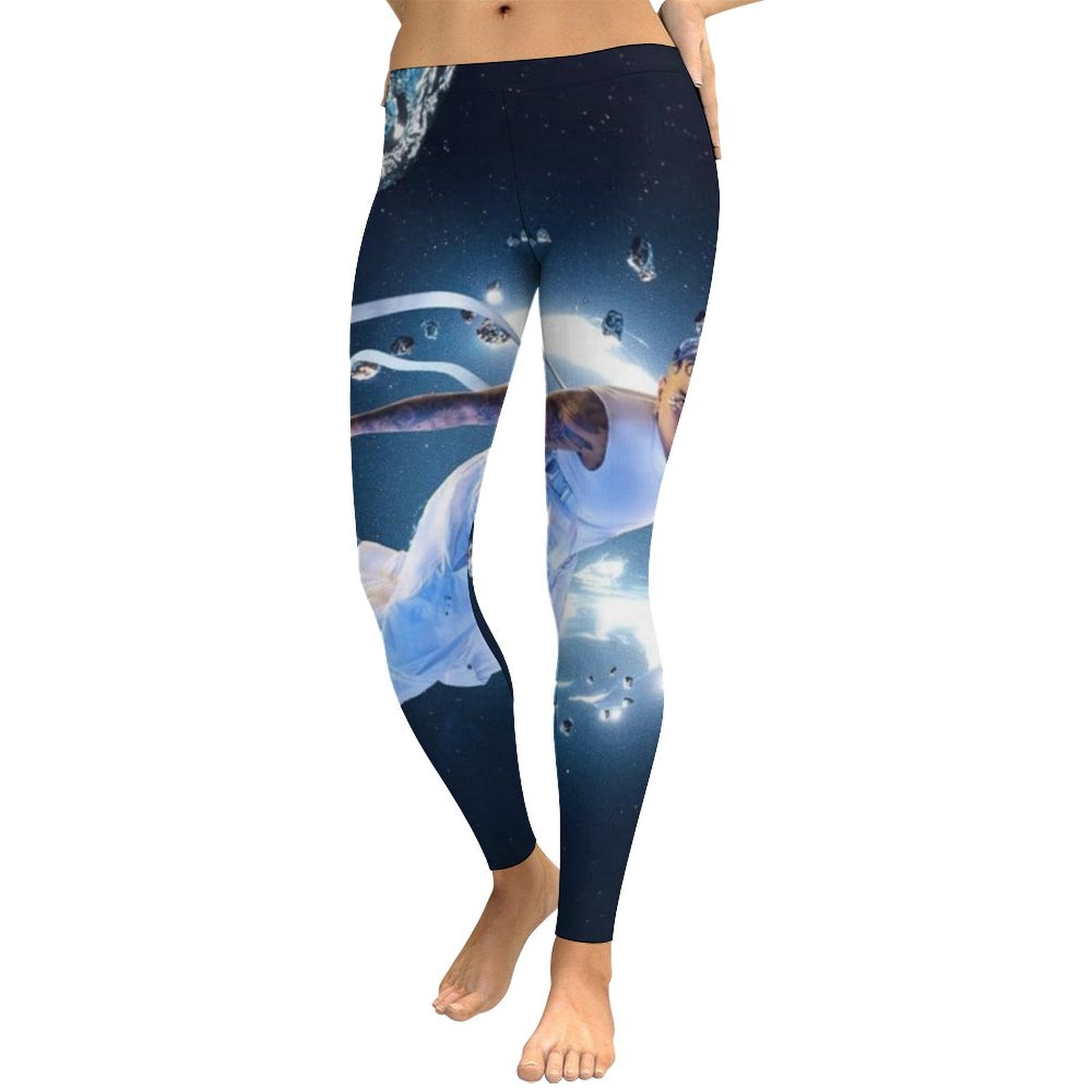 Rauw Alejandro Saturno Yoga Pants Women High Waisted Tummy Control Non ...