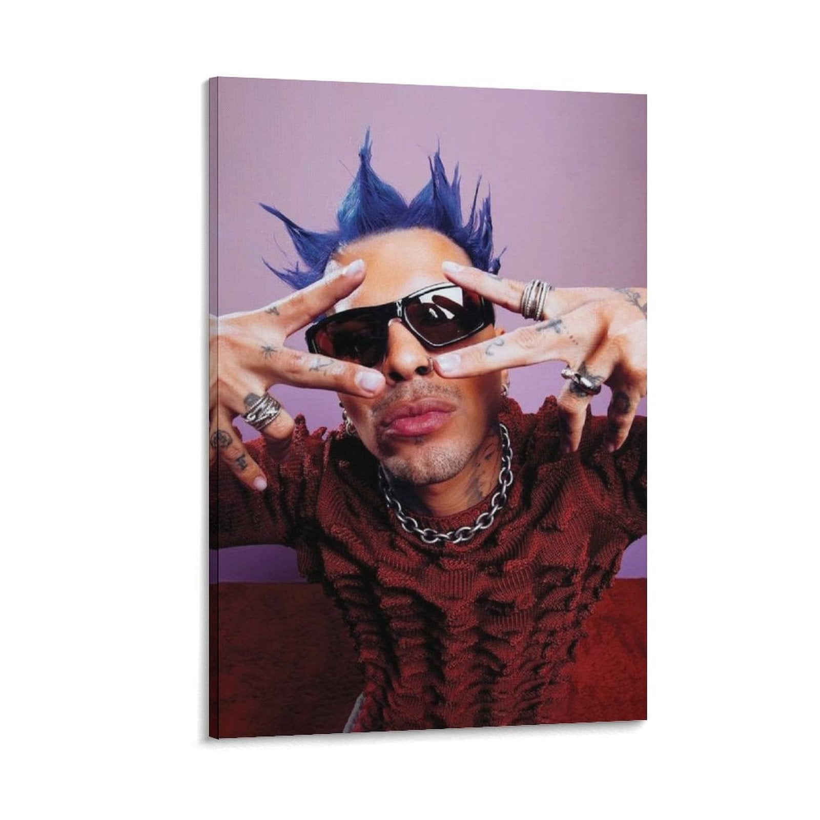 Rauw Alejandro Singer Cruel Poster Canvas Poster Wall Art Picture ...