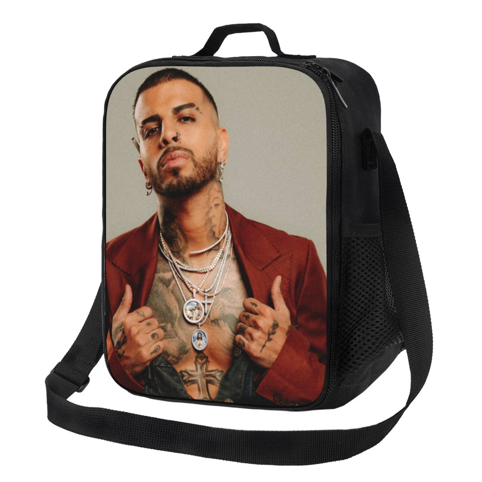 Rauw Alejandro Singer Insulated Lunch Bag Portable Thermal Lunchbag ...