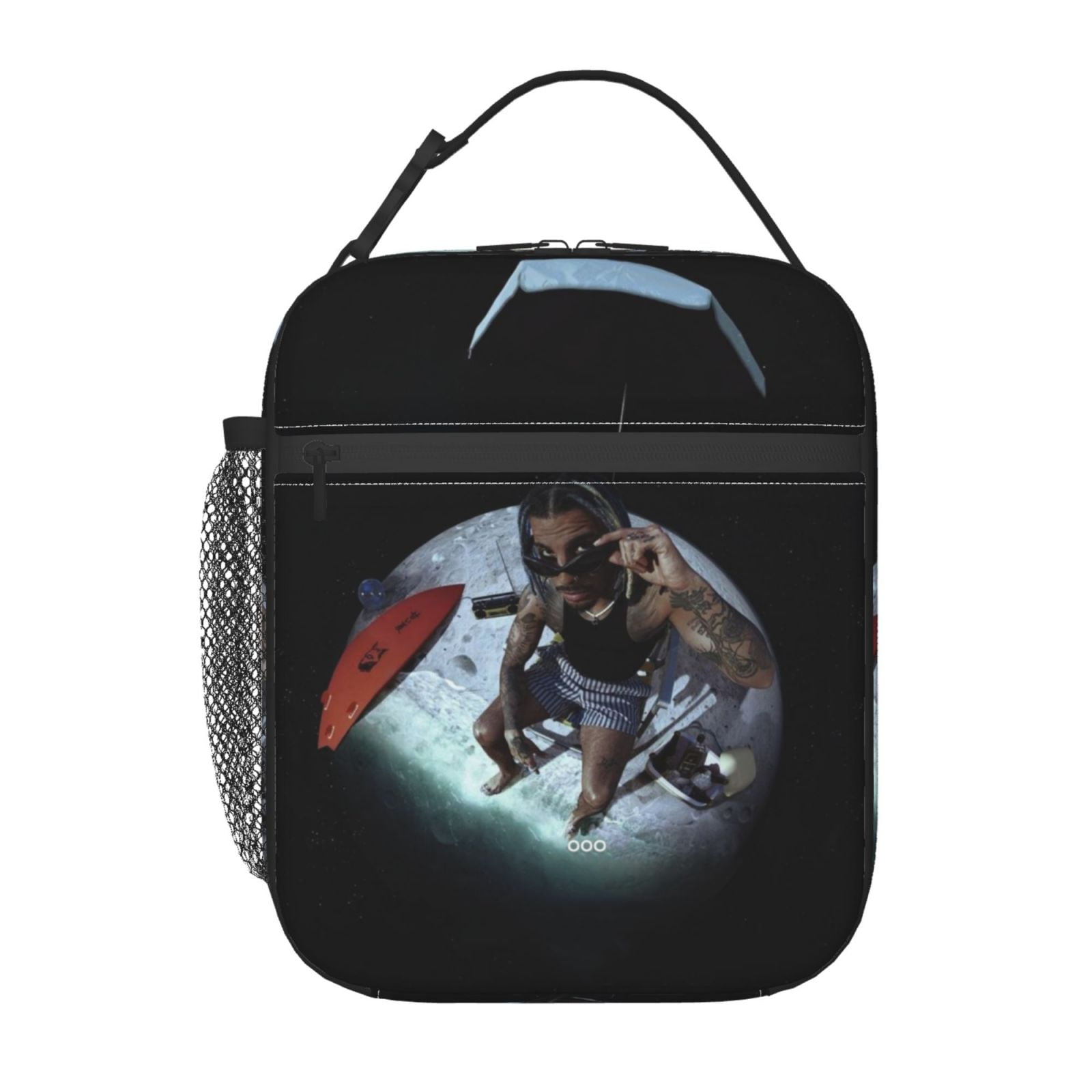 Rauw Alejandro Singer Lunch Bag Portable Insulated Tote Bento Bag ...