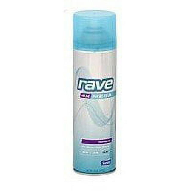 Rave 4X Mega Aerosol Hairspray, 11 oz: Unscented, Firm Style Control ...