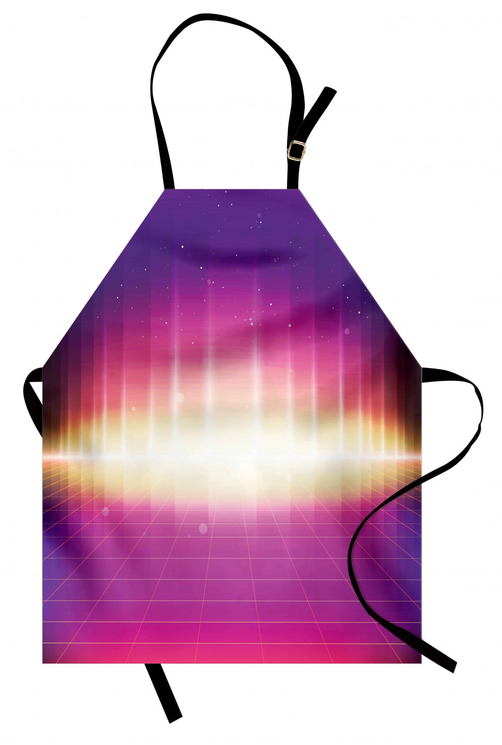 Rave Apron, 80s Retro Sci-Fi Background Retro Futuristic Synth Sound ...
