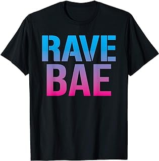 Rave Bae Raver Quote Trippy Funny EDM Music Festival T-Shirt - Walmart.com
