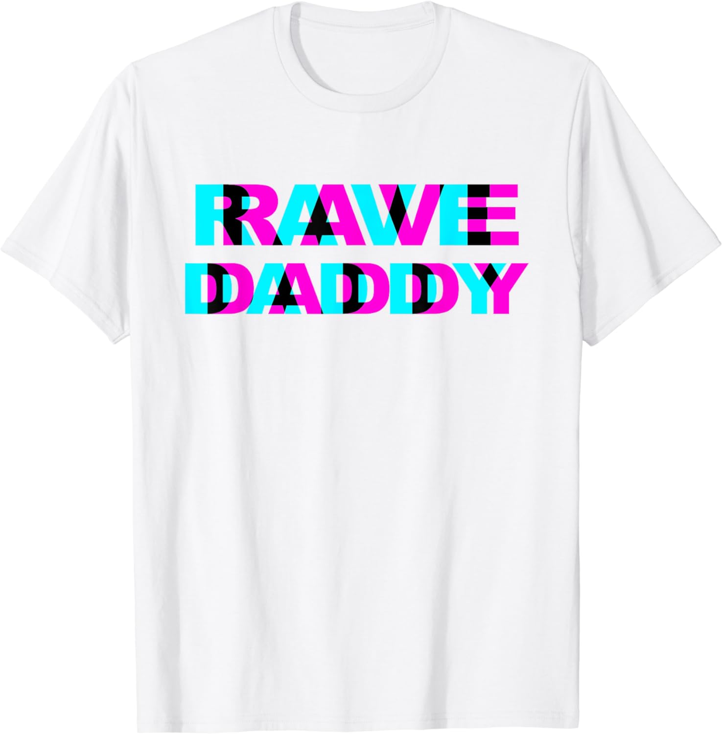 Rave Daddy EDM Music Festival Father Optical Illusion Trippy T-Shirt ...