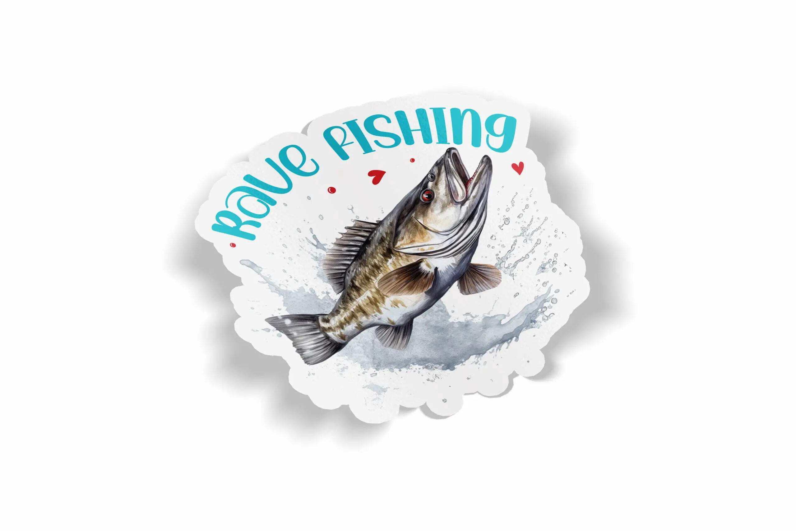 Rave Fishing Waterproof Sticker - Walmart.com