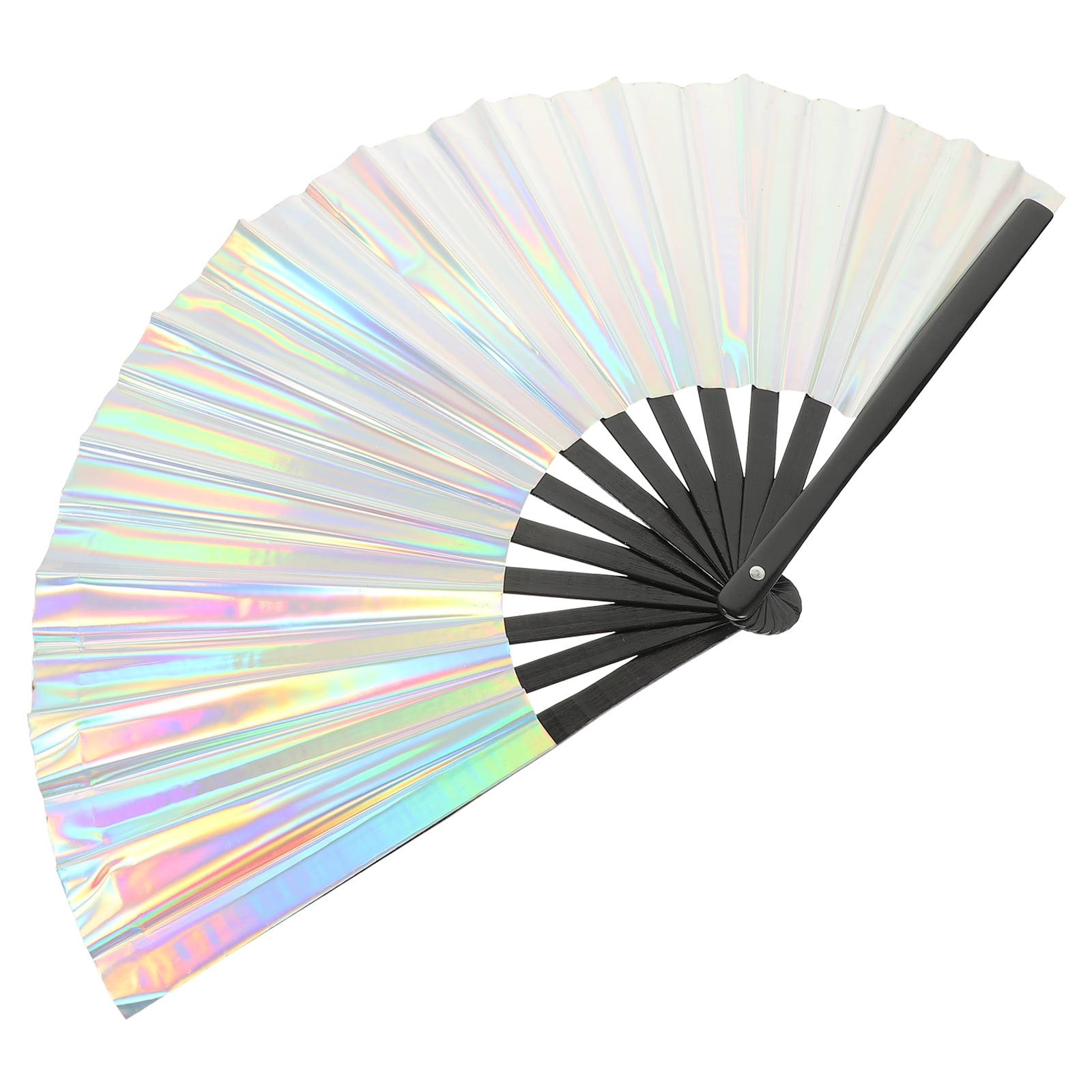 Rave Hand Fan Large Folding Hand Rave Fan Handheld Fan for Festival ...